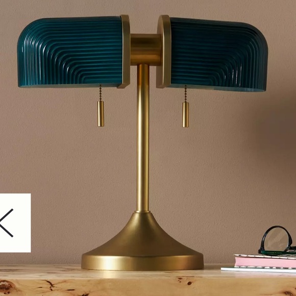 Anthropologie | Accents | Anthropologie Ashby Chic Green And Gold Table ...